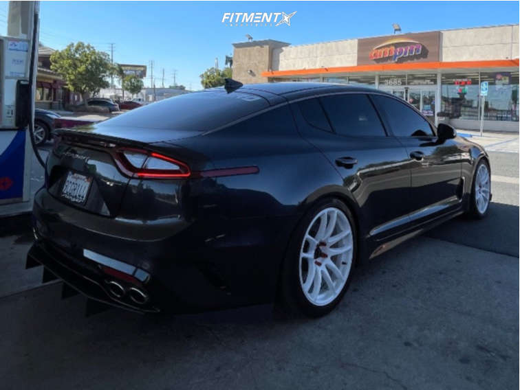 2019 Kia Stinger GT2 with 19x8.5 Vors Tr4 and Lexani 265x35 on Lowering ...