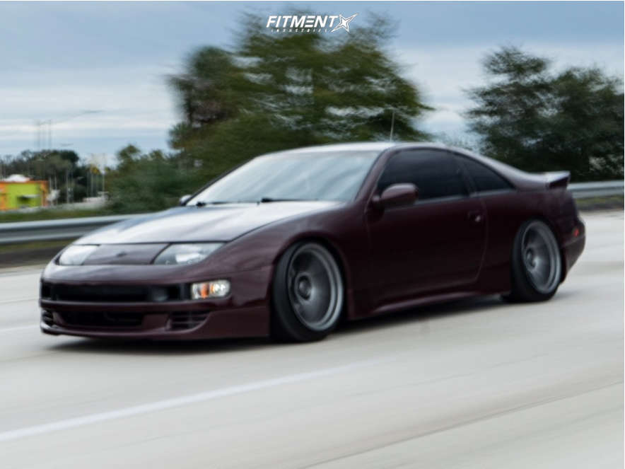 1992 Nissan 300ZX 2 2 with 18x10.5 Kansei Tandem and Lancaster 235x40 ...