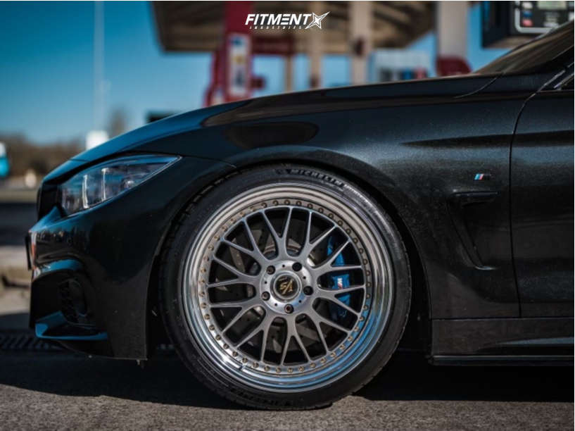 2015 BMW 435i Base with 20x9 Work Vs Xx and Michelin 245x30 on Lowering ...