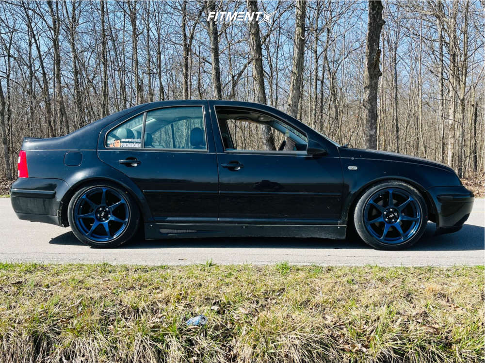 1999 Volkswagen Jetta GLS with 17x8 Motegi Mr154 and Vercelli 215x45 on ...