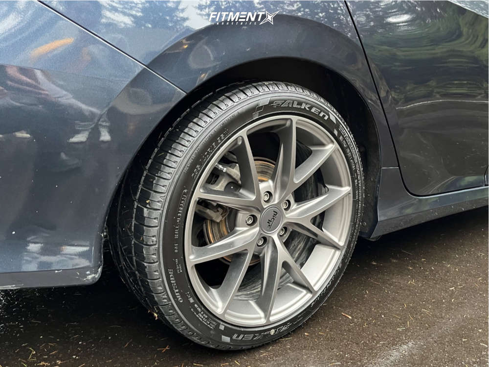 2018 Honda Civic DX with 18x8 Niche Misano and Falken 235x40 on Stock ...