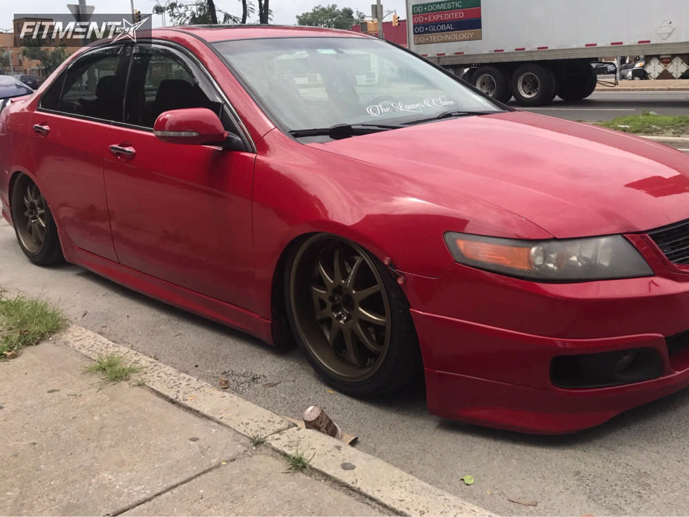 Acura Tsx Bagged Regen5 Wheels Bagged Acura TSX Laid Out On A Set Of