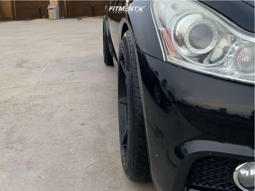 2013 INFINITI G37 Sport with 18x9.5 Anovia Titan and Vercelli 245x45 on ...