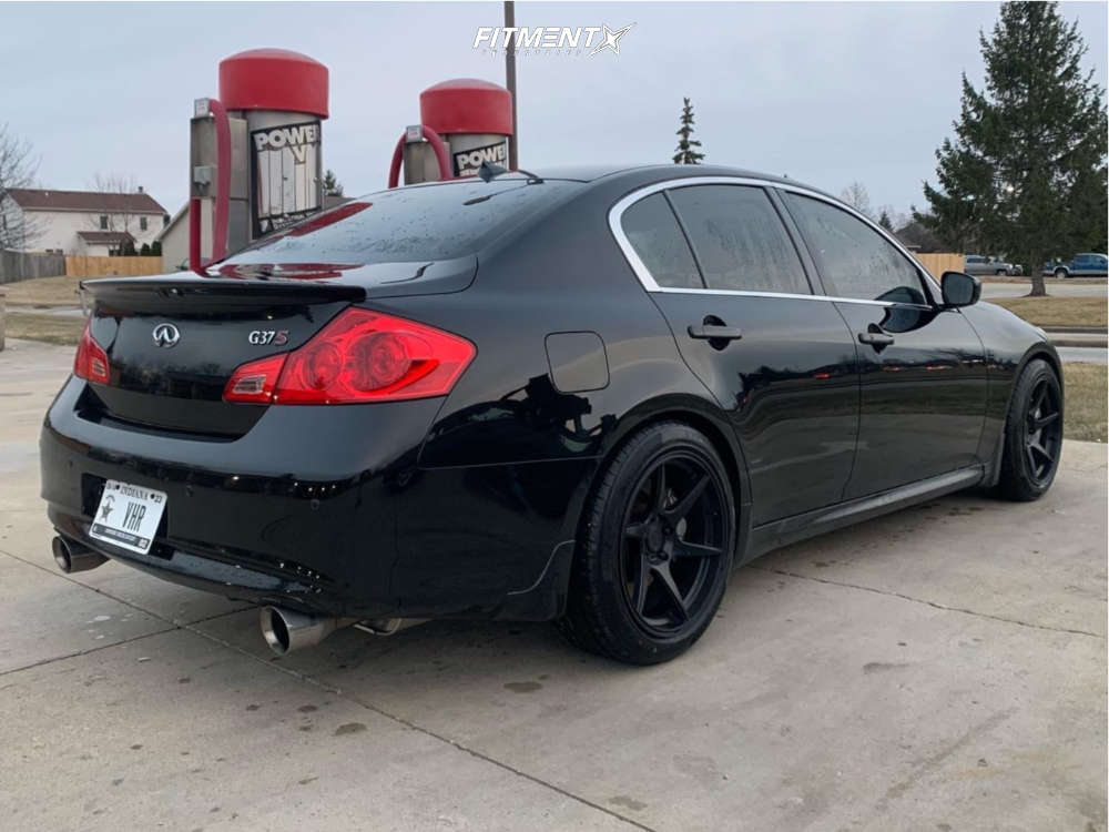 2013 INFINITI G37 Sport with 18x9.5 Anovia Titan and Vercelli 245x45 on ...