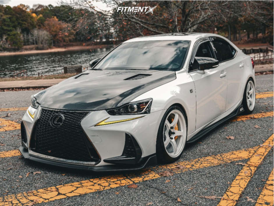 2017 Lexus IS200t F Sport with 18x9.5 Gram Lights 57cr and Toyo Tires ...