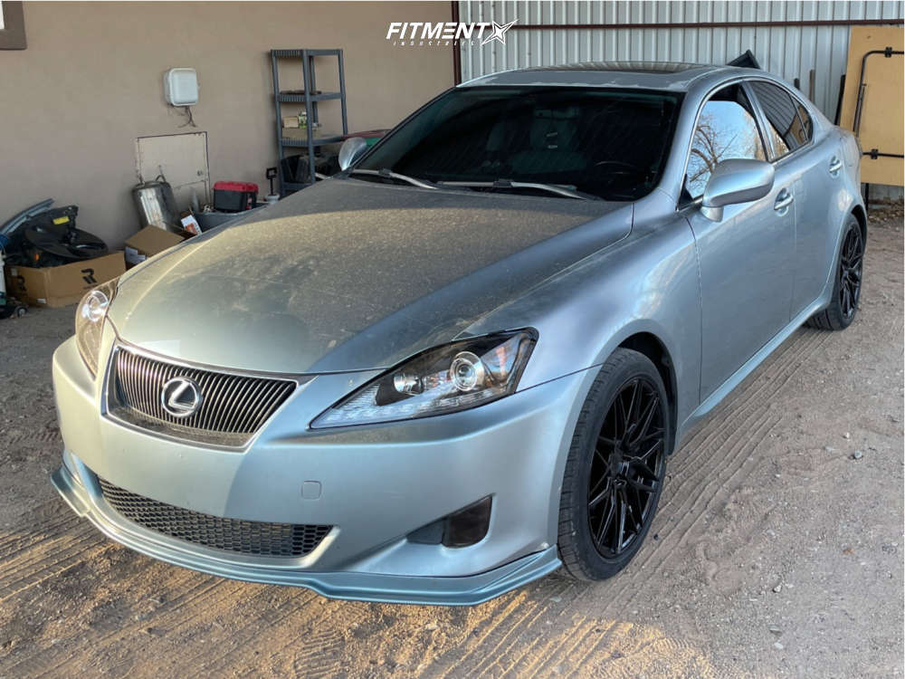 2006 Lexus IS350 Base with 18x8.5 F1R F103 and Vercelli 235x40 on Stock ...