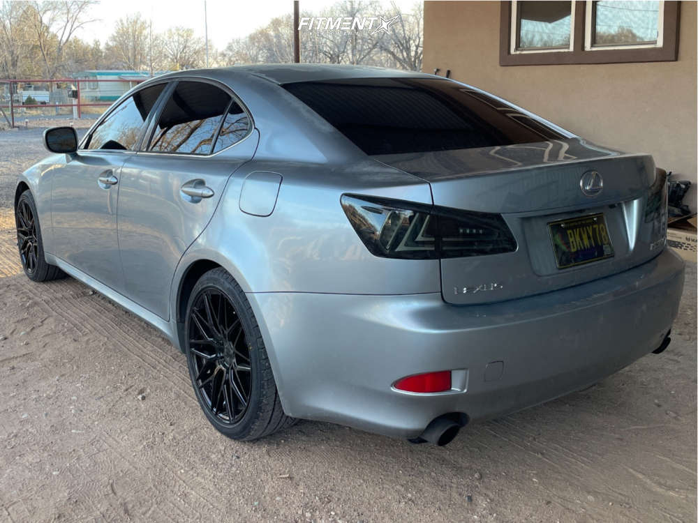 2006 Lexus IS350 Base with 18x8.5 F1R F103 and Vercelli 235x40 on Stock ...