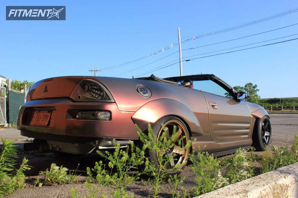 2001 Mitsubishi Eclipse GT with 18x9.5 Rota P45R and Continental 245x40 ...