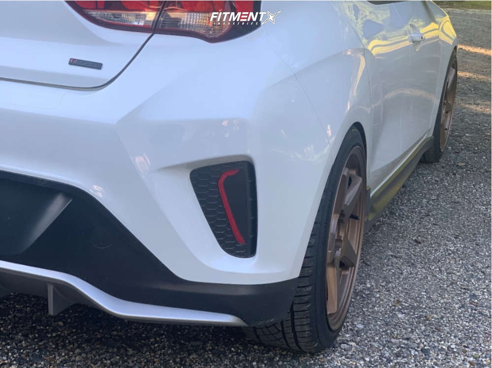 2019 Hyundai Veloster Turbo R-Spec with 18x8.5 Enkei Ts-5 and ...