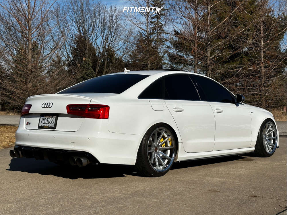 2013 Audi S6 Prestige with 20x10.5 Ferrada Fr4 and Pirelli 255x35 on Air Suspension | 2569924 ...