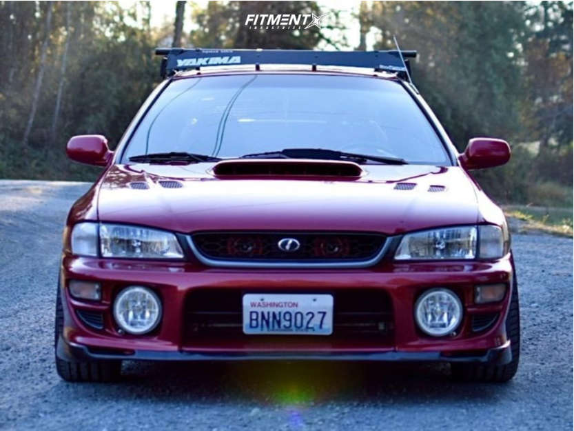 2000 Subaru Impreza RS with 17x8.25 JNC Jnc014 and Federal 235x40 on ...