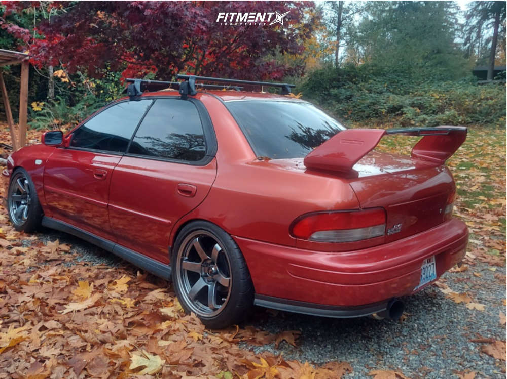 2000 Subaru Impreza RS with 17x8.25 JNC Jnc014 and Federal 235x40 on ...