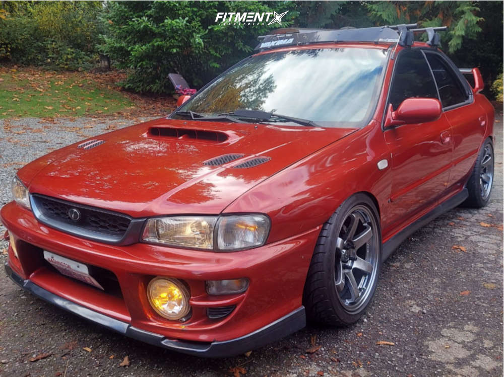 2000 Subaru Impreza RS with 17x8.25 JNC Jnc014 and Federal 235x40 on ...