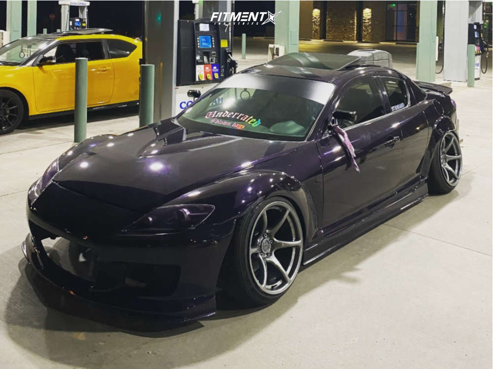 2004 Mazda RX-8 Base with 18x10.5 Kansei Tandem and Lionhart 215x40 on ...