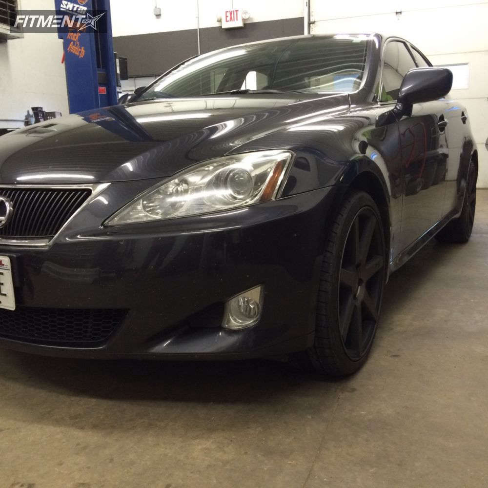 2008 Lexus IS250 4dr Sedan (2.5L 6cyl 6A) with 19x8.5 Niche Verona and ...