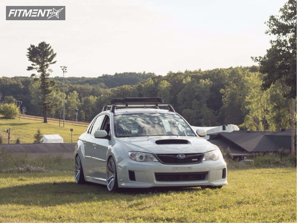 2012 Subaru WRX Base with 18x9.5 Rotiform Spf and Nitto 235x40 on ...