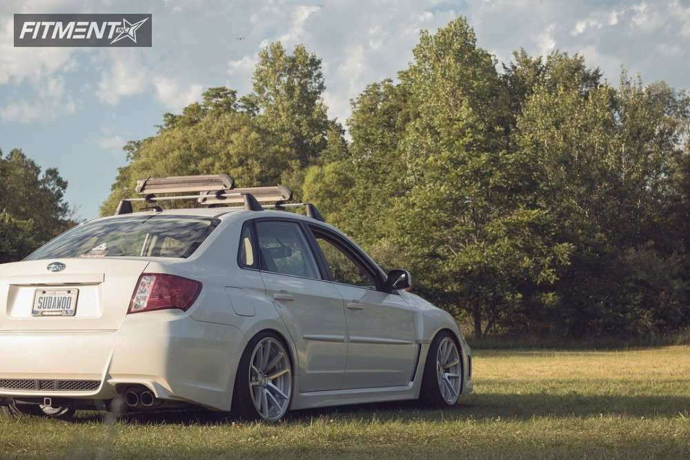 2012 Subaru WRX Base with 18x9.5 Rotiform Spf and Nitto 235x40 on ...