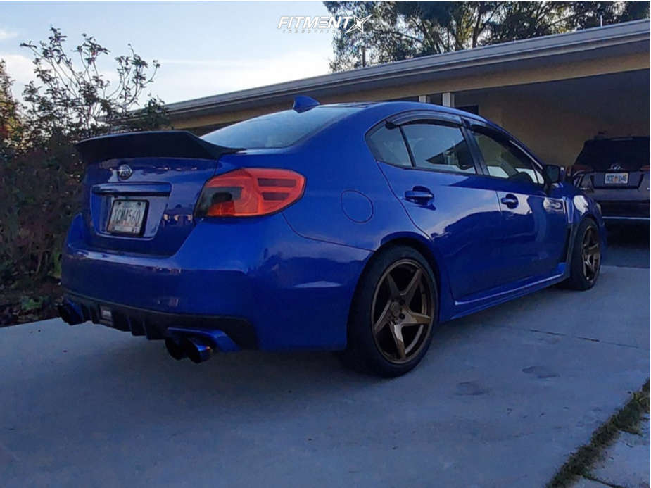 2019 Subaru WRX Premium with 18x9.5 Anovia Kinetic and Delinte 245x40 ...