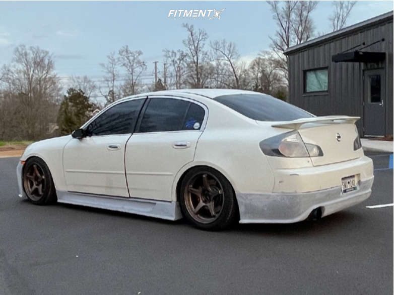 2006 INFINITI G35 Base with 18x9.5 Enkei Ts-5 and Yokohama 245x45 on ...