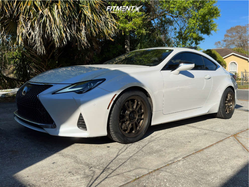 2020 Lexus RC350 Base with 18x8.5 Konig Hypergram and Continental ...