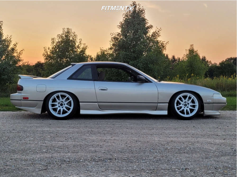1991 Nissan 240SX SE with 17x9 Work Cr Kai and Falken 215x40 on ...