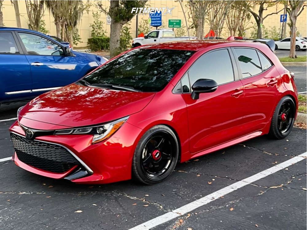 2021 Toyota Corolla SE with 18x9.5 ESR Cr5 and Goodyear 235x40 on ...