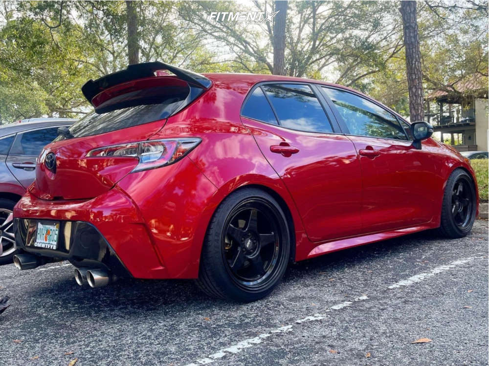 2021 Toyota Corolla SE with 18x9.5 ESR Cr5 and Goodyear 235x40 on ...