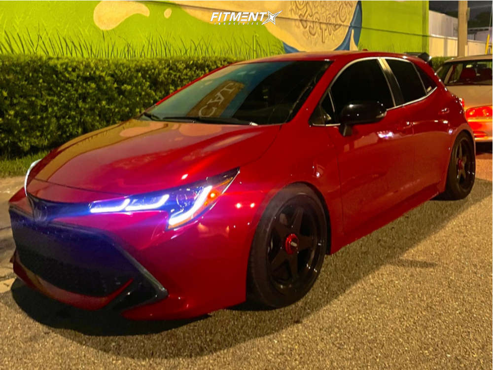 2021 Toyota Corolla SE with 18x9.5 ESR Cr5 and Goodyear 235x40 on ...