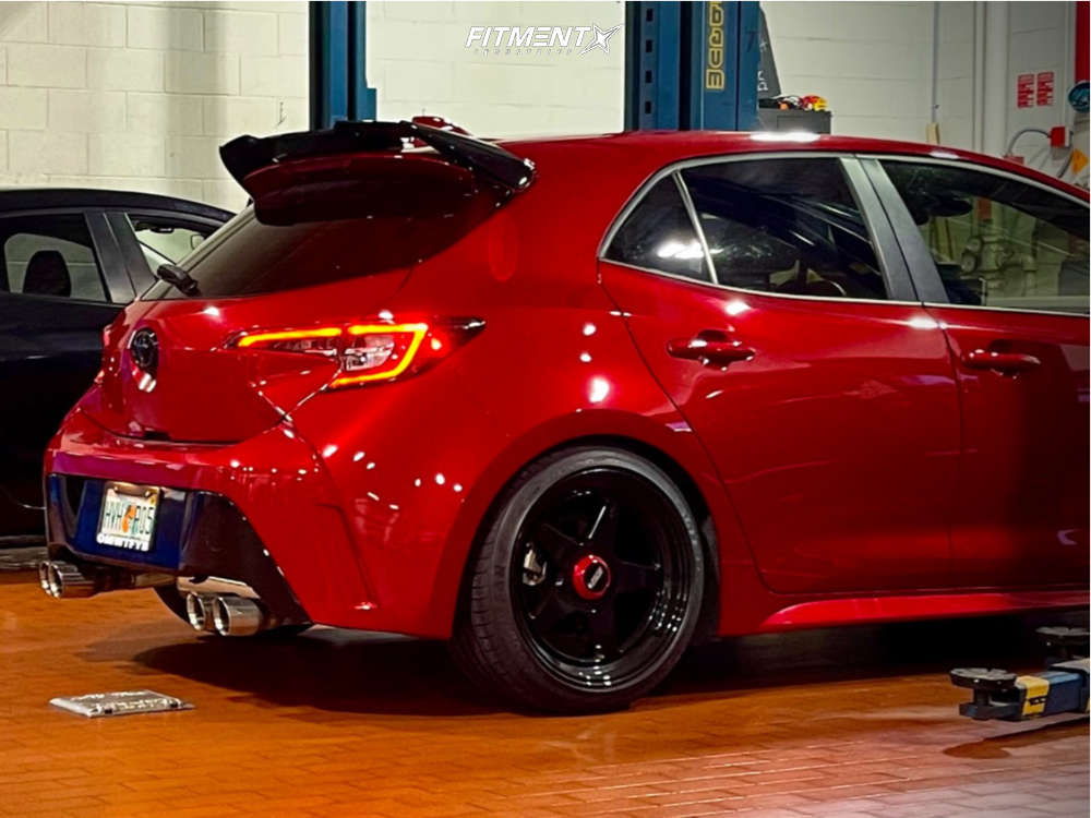 2021 Toyota Corolla SE with 18x9.5 ESR Cr5 and Goodyear 235x40 on ...