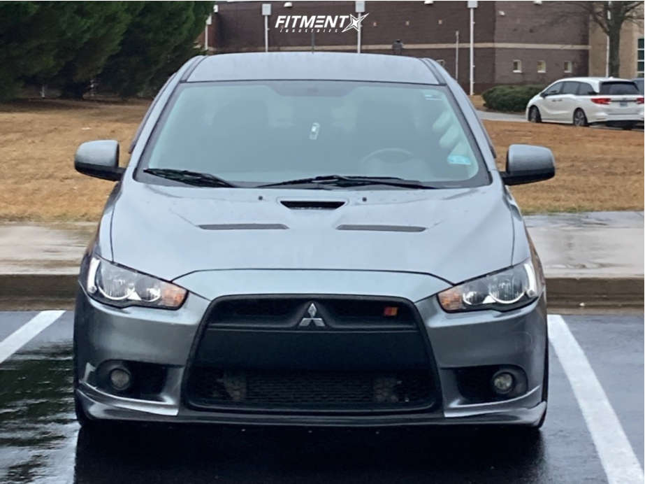 2014 Mitsubishi Lancer Ralliart with 18x9 Kansei Tandem and Vercelli ...