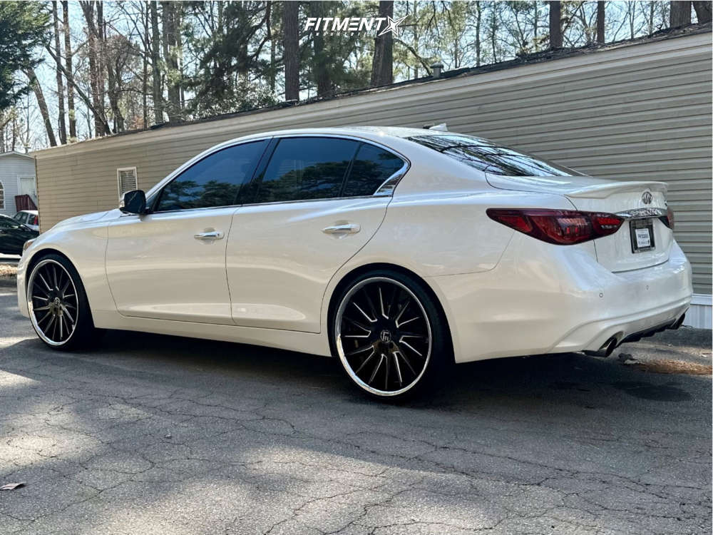 2021 INFINITI Q50 Luxe with 22x9 Luxxx Alloys Luxle9 and Delinte 245x30 ...