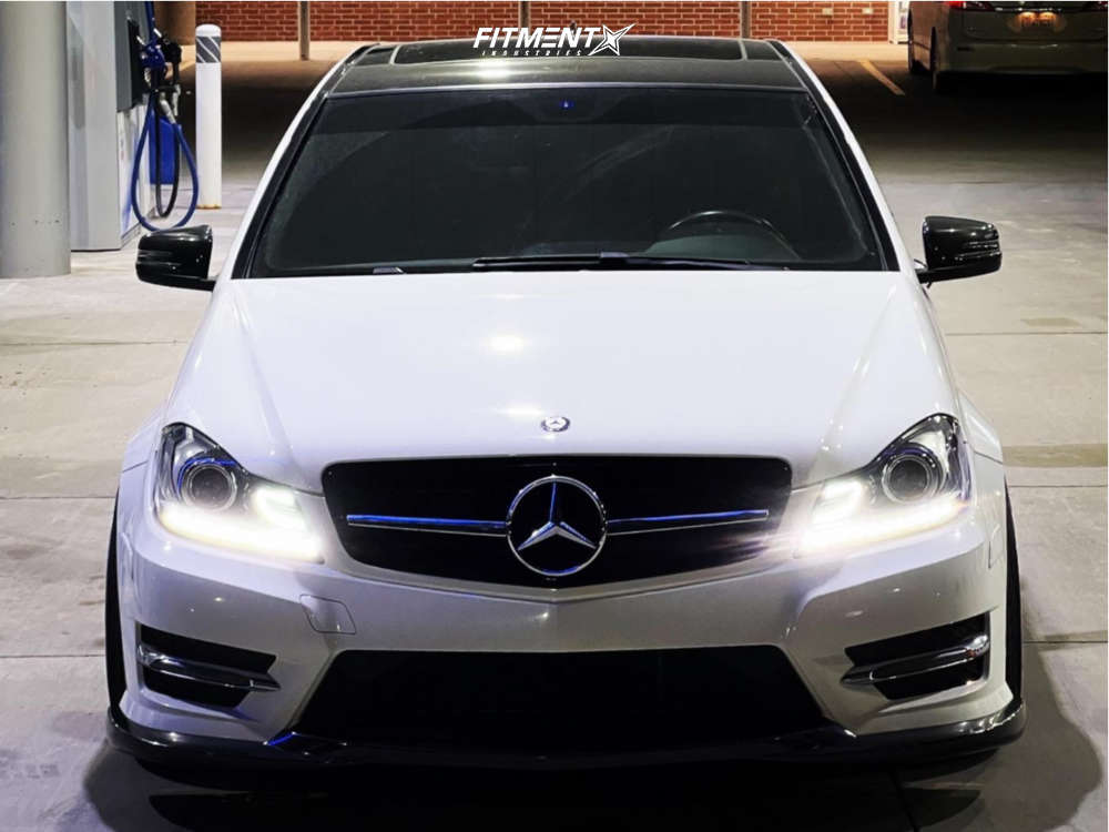 2014 Mercedes-Benz C300 4Matic Sport with 18x9.5 ESR Cs12 and Vercelli ...