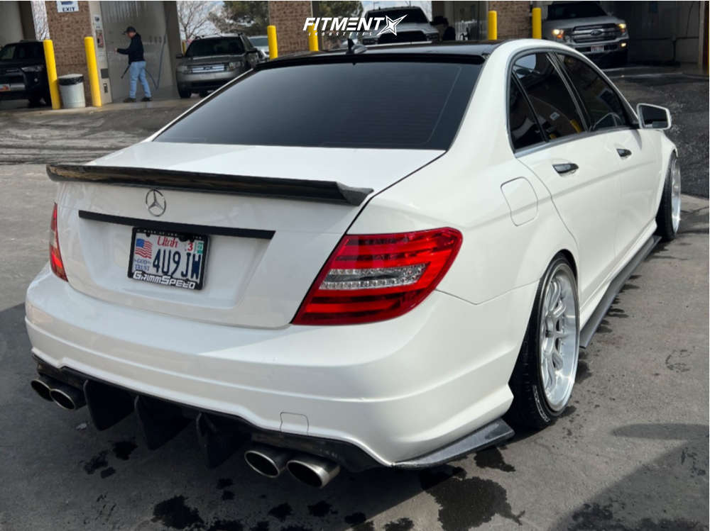 2014 Mercedes-Benz C300 4Matic Sport with 18x9.5 ESR Cs12 and Vercelli ...