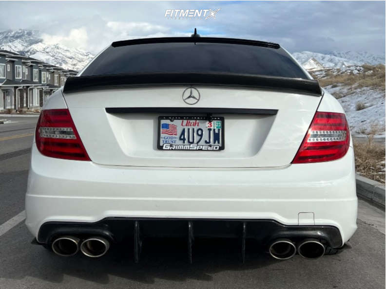 2014 Mercedes-Benz C300 4Matic Sport with 18x9.5 ESR Cs12 and Vercelli ...
