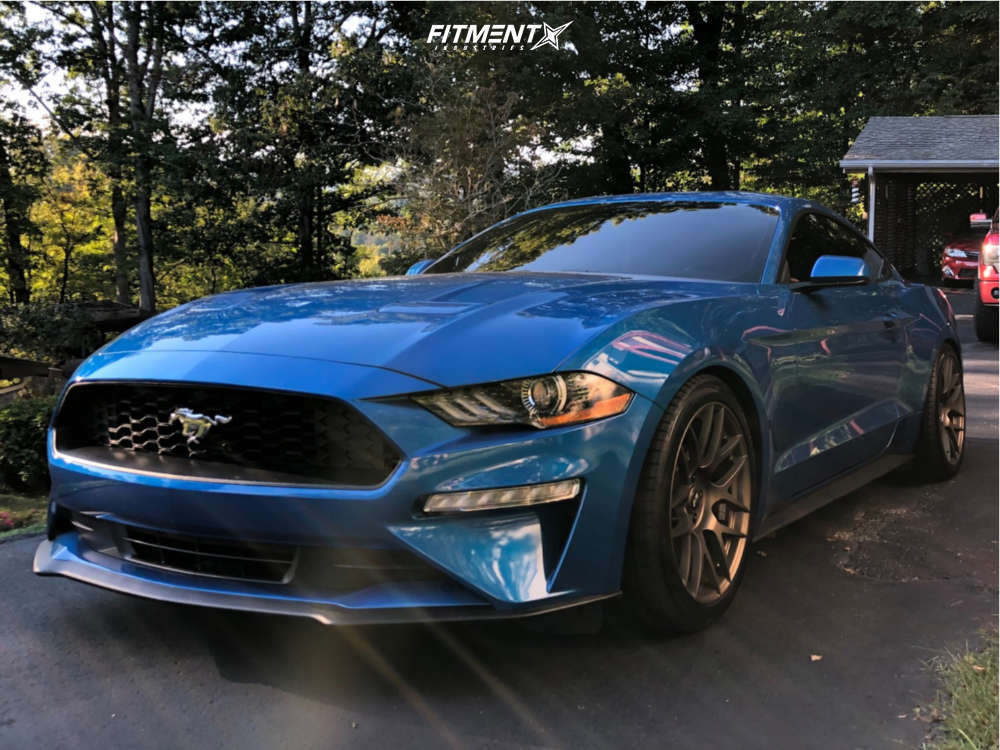 2020 Ford Mustang EcoBoost with 19x10 SVE R357 and General 285x35 on ...