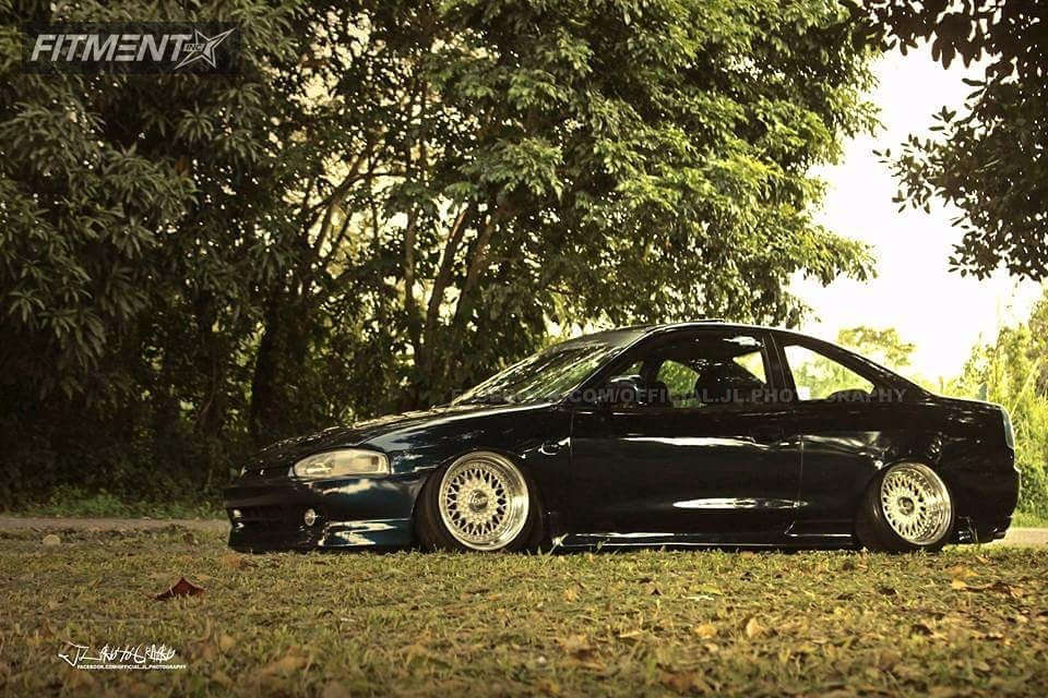 2001 Mitsubishi Mirage LS with 16x9 BBS Rs and Continental 195x45 on ...