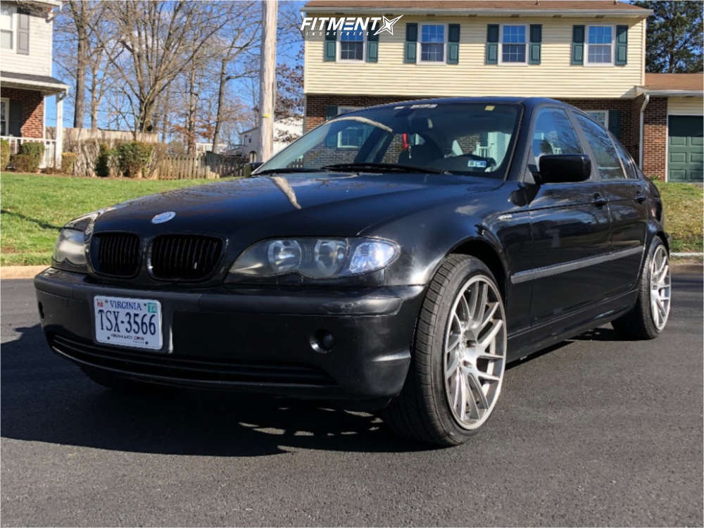 2003 BMW 325i Base with 19x9.5 Anovia Elder and Vercelli 225x40 on ...