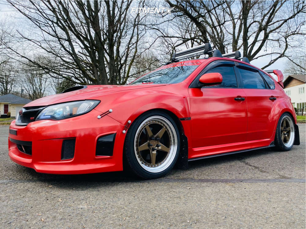 2012 Subaru Impreza WRX with 18x8.5 Aodhan Ds05 and Vercelli 225x40 on ...