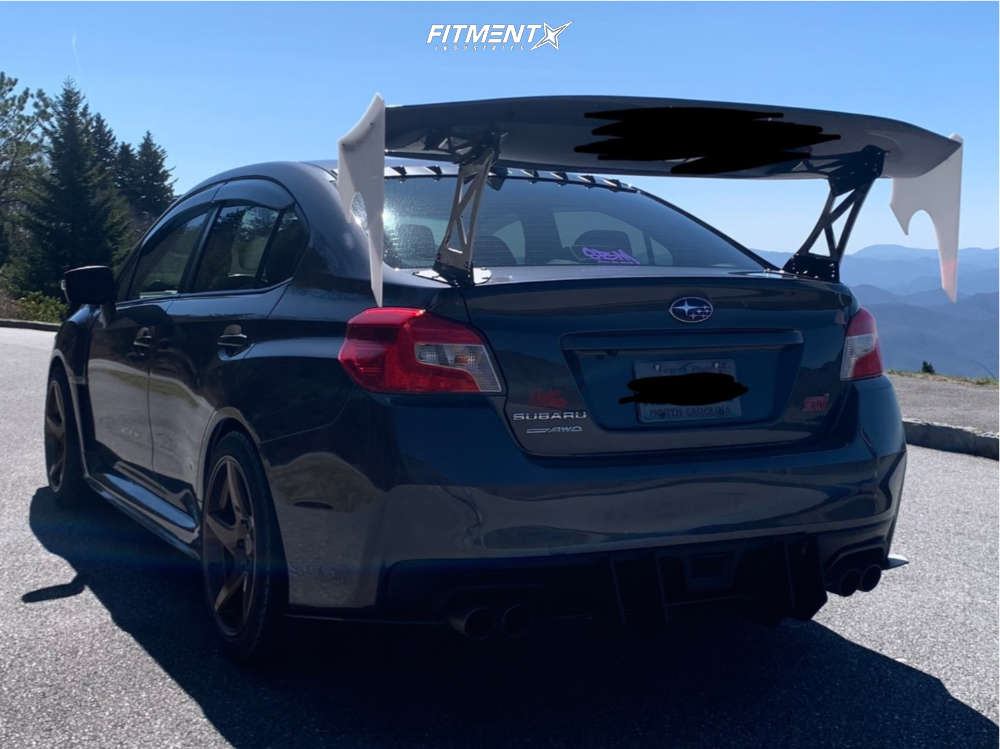 2020 Subaru WRX STI Base with 18x9.5 Anovia Kinetic and Vercelli 255x40 ...