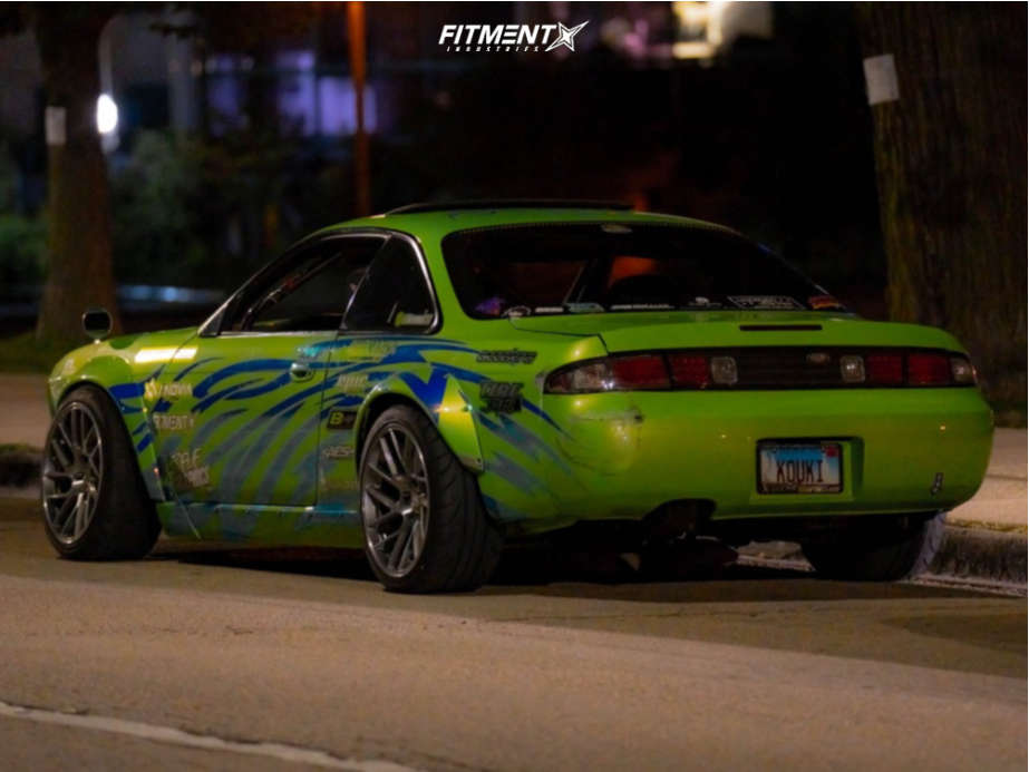 1998 Nissan 240SX Boss with 18x9.5 Anovia Elder and GT Radial 255x35 on ...