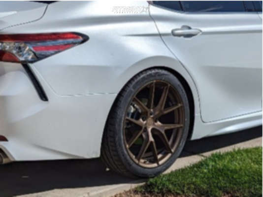 2019 Toyota Camry XSE with 19x8.5 Aodhan Aff7 and General 245x40 on ...