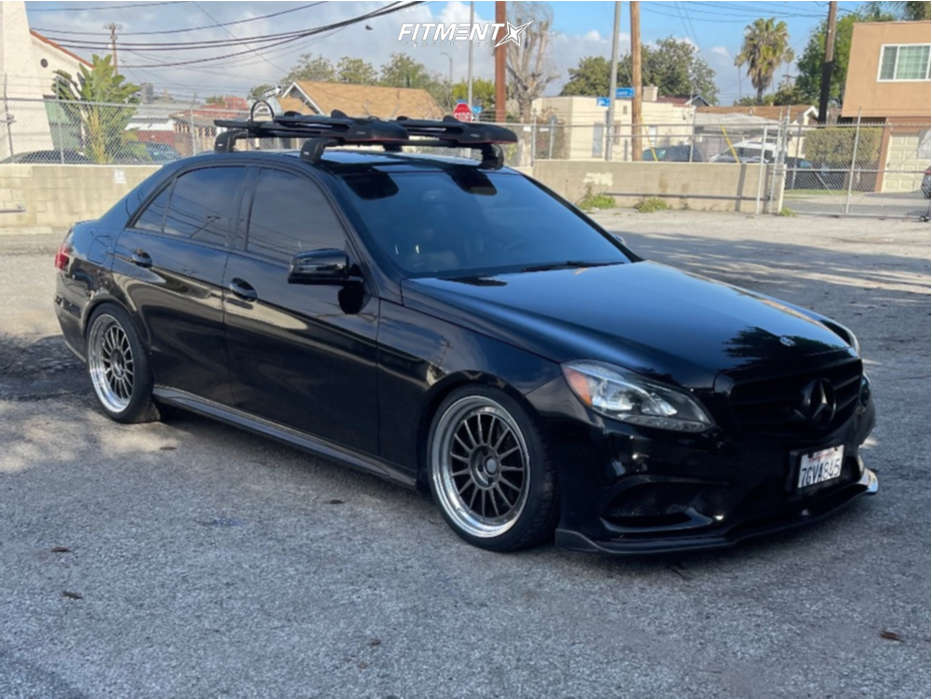 2014 Mercedes-Benz E350 Base with 19x9 SSR Professor Tf1 and ...