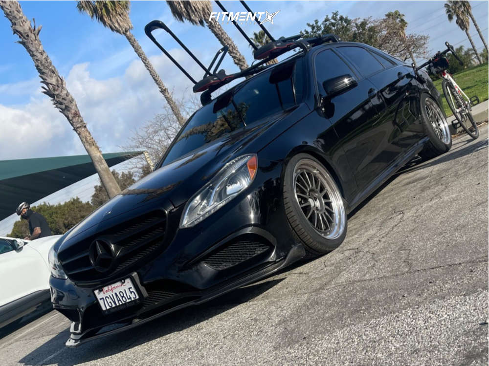 2014 Mercedes-Benz E350 Base with 19x9 SSR Professor Tf1 and ...