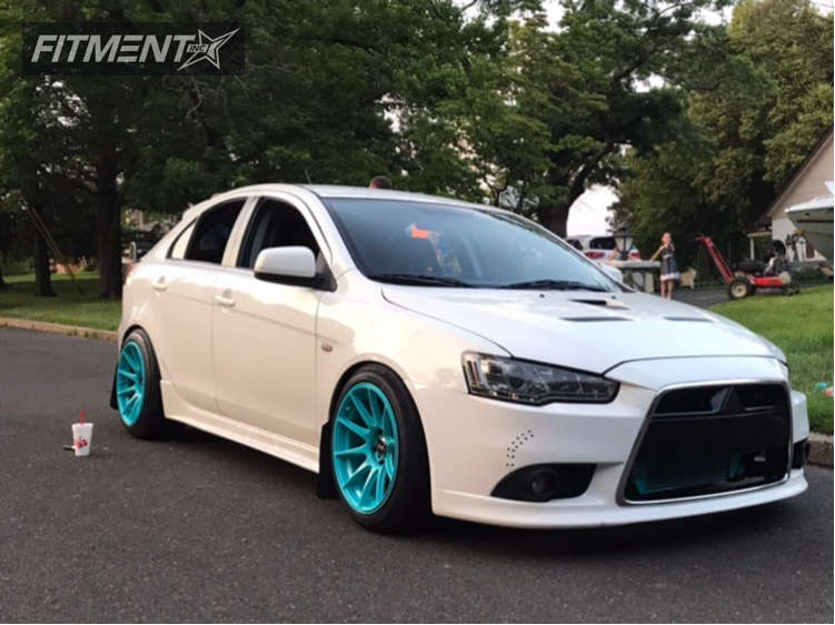 2010 Mitsubishi Lancer Evolution GSR with 17x9.75 XXR 527 and Toyo ...