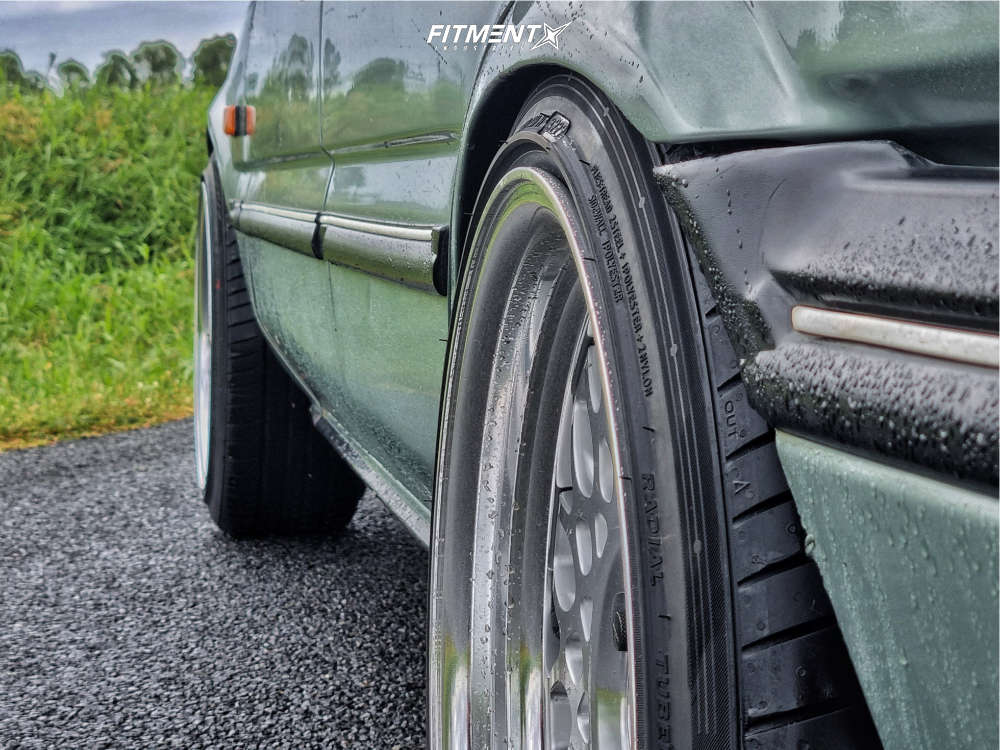 1991 Toyota Corolla Base with 16x8 Work Seeker Cx and Hankook 195x45 on Coilovers | 2583460 ...