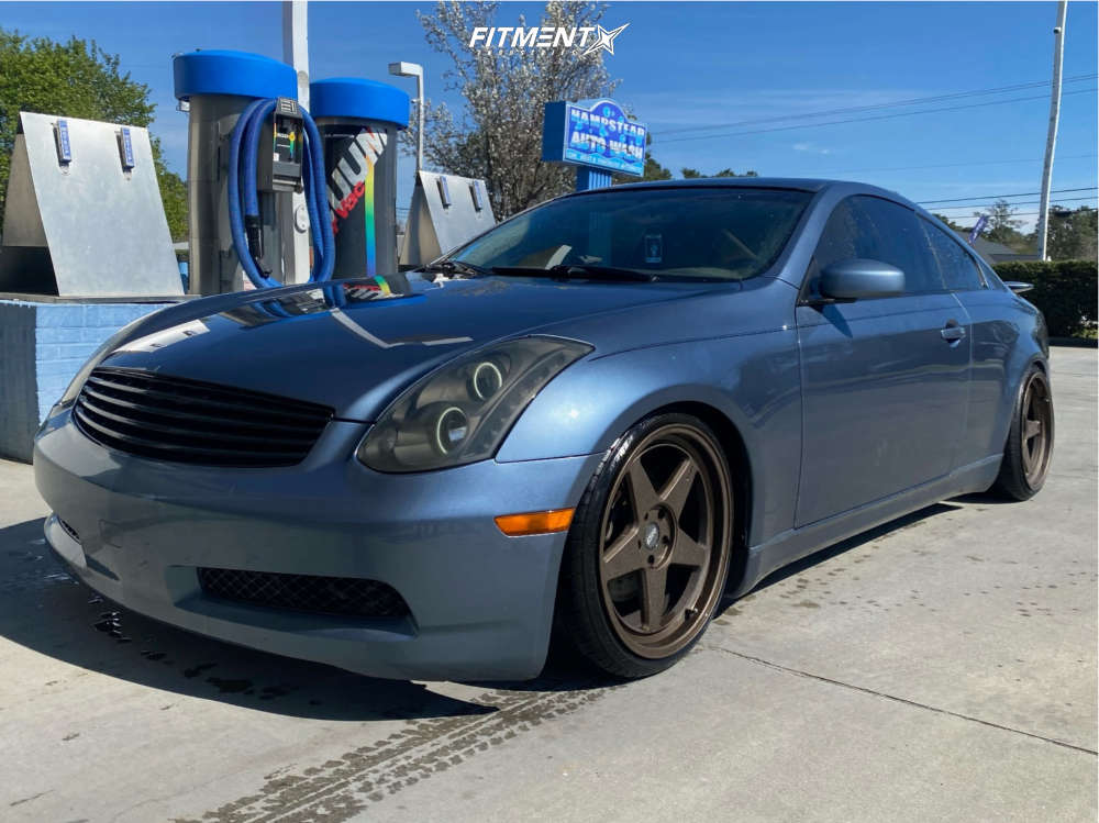 2005 INFINITI G35 Base with 19x9 ESR Cr5 and Vercelli 225x35 on ...