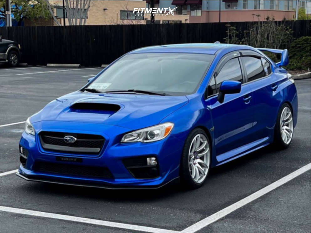 2017 Subaru WRX Premium with 18x9.5 Vors Tr4 and Vercelli 255x35 on ...