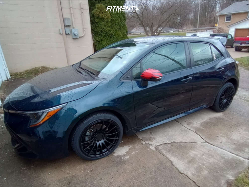 2019 Toyota Corolla SE with 18x8.75 XXR 550 and Delinte 225x40 on Stock ...