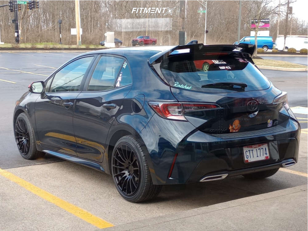 2019 Toyota Corolla SE with 18x8.75 XXR 550 and Delinte 225x40 on Stock ...