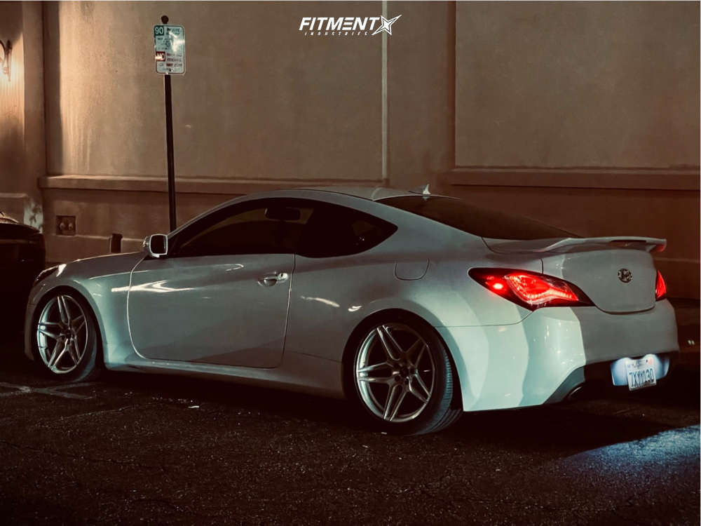 2016 Hyundai Genesis Coupe 3.8 with 19x9.5 ESR Rf15 and Falken 245x35 ...